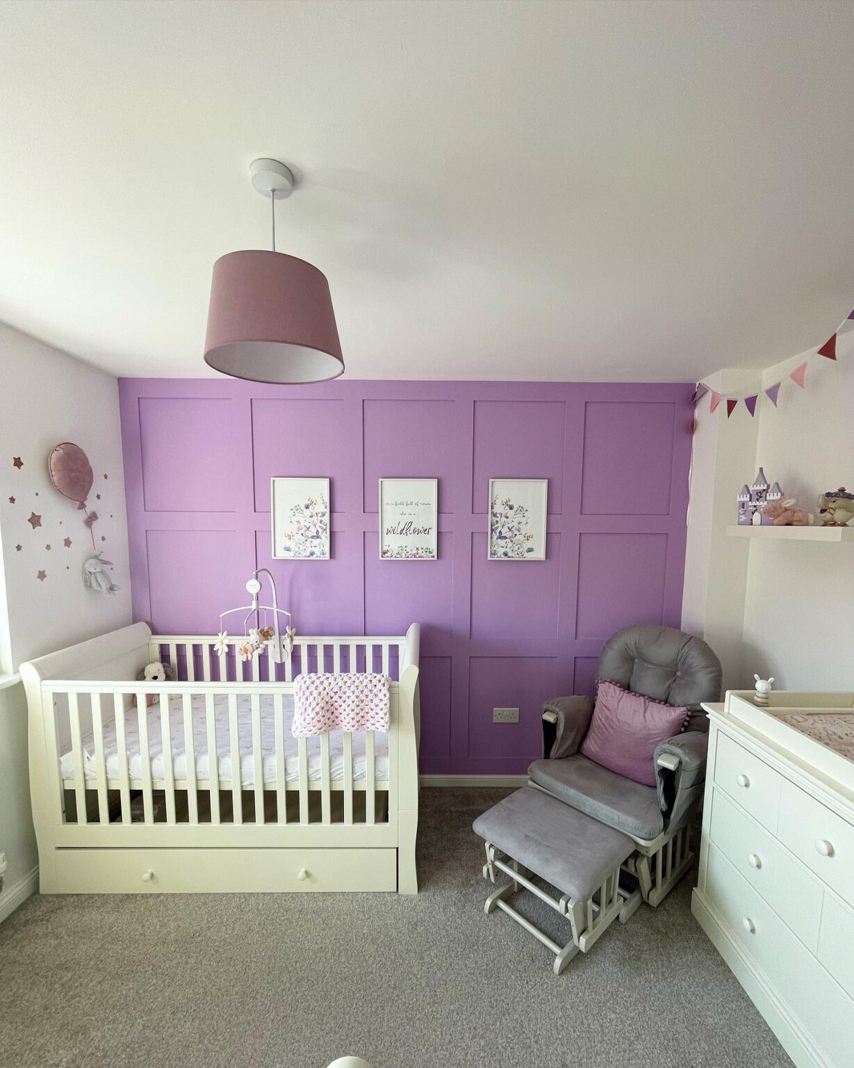 22 Perfect Purple Nursery Ideas For Baby Girl's Room (How To Decorate ...