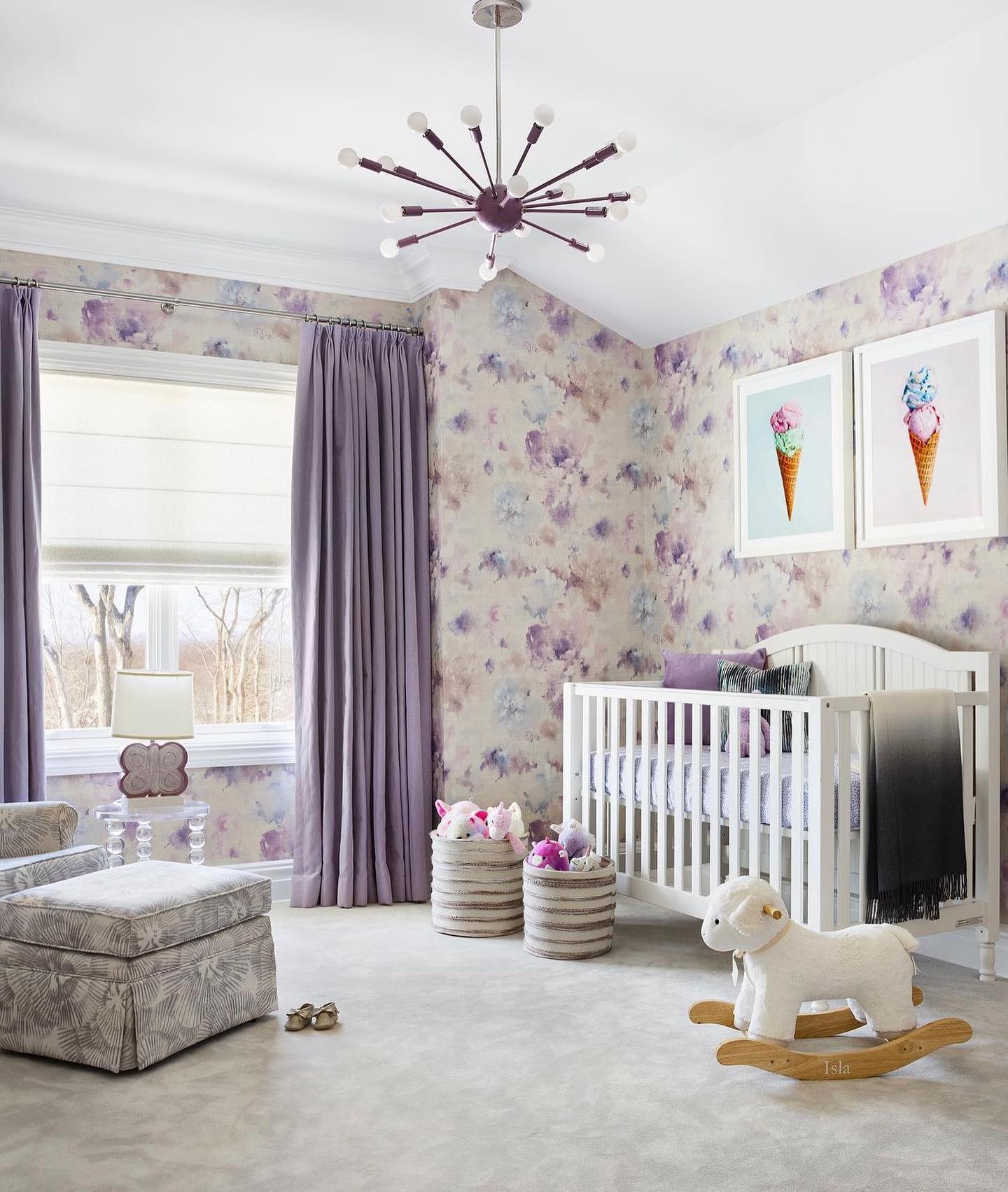 22 Perfect Purple Nursery Ideas For Baby Girl’s Room (How To Decorate ...